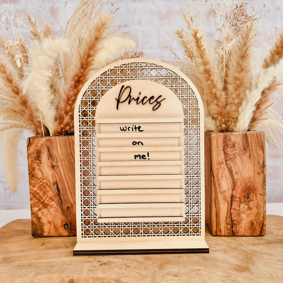 Custom Wooden Displays & Engraved Signs by Arch Theory Displays